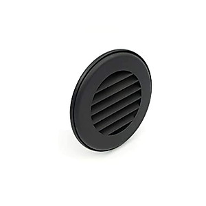 Thetford RV Camper Thermovent 2 inch Ducted Heat Vent Without Damper Black PN 94262, Black