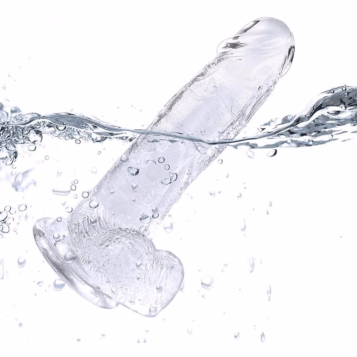 G Spot Sex Toy 8 Inch Realistic Dildo,Lifelike Huge Silicone Dildos with Strong Suction Cup for Hands-Free G-spot Stimulator Play