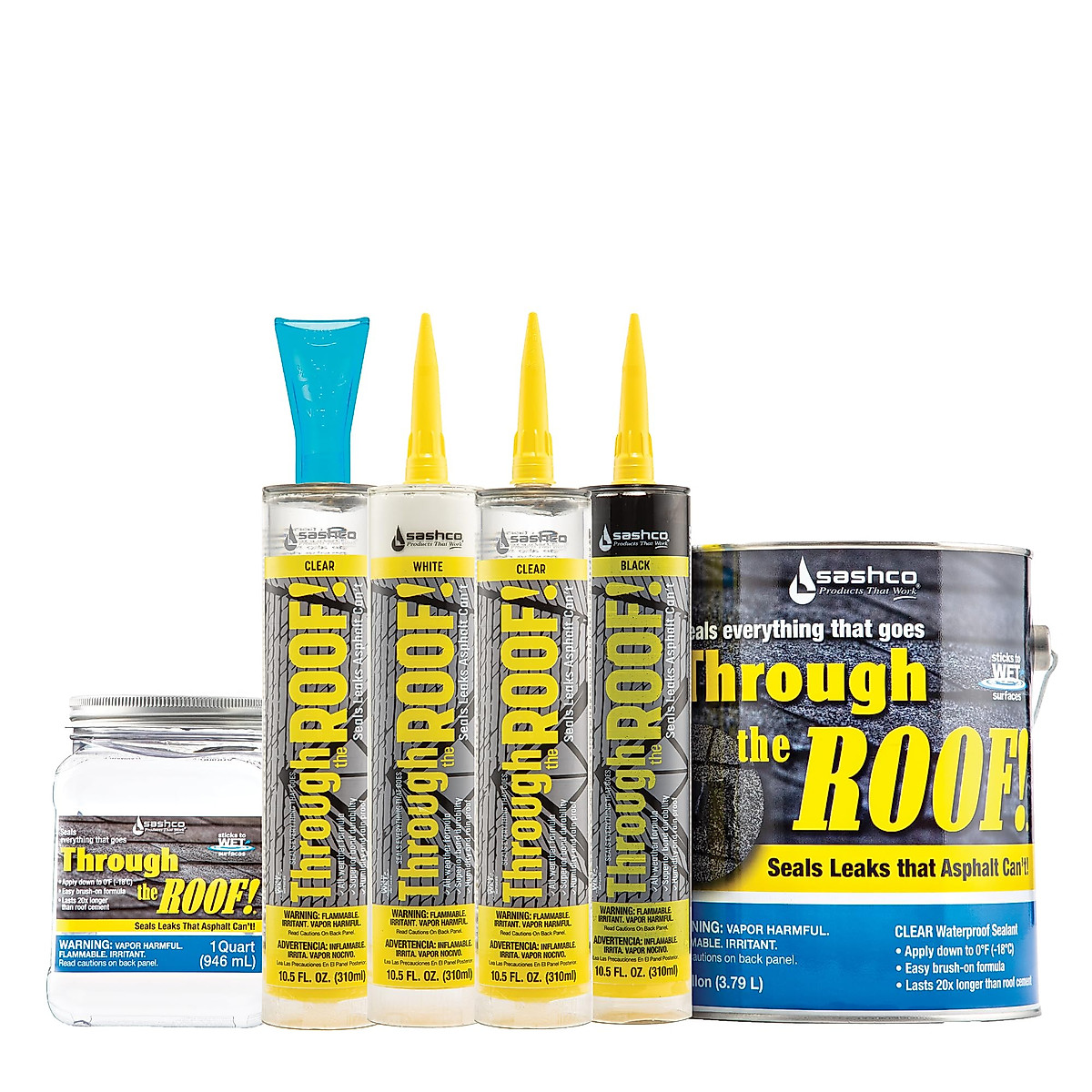 Sashco Quart Clear Roof Sealant,14003