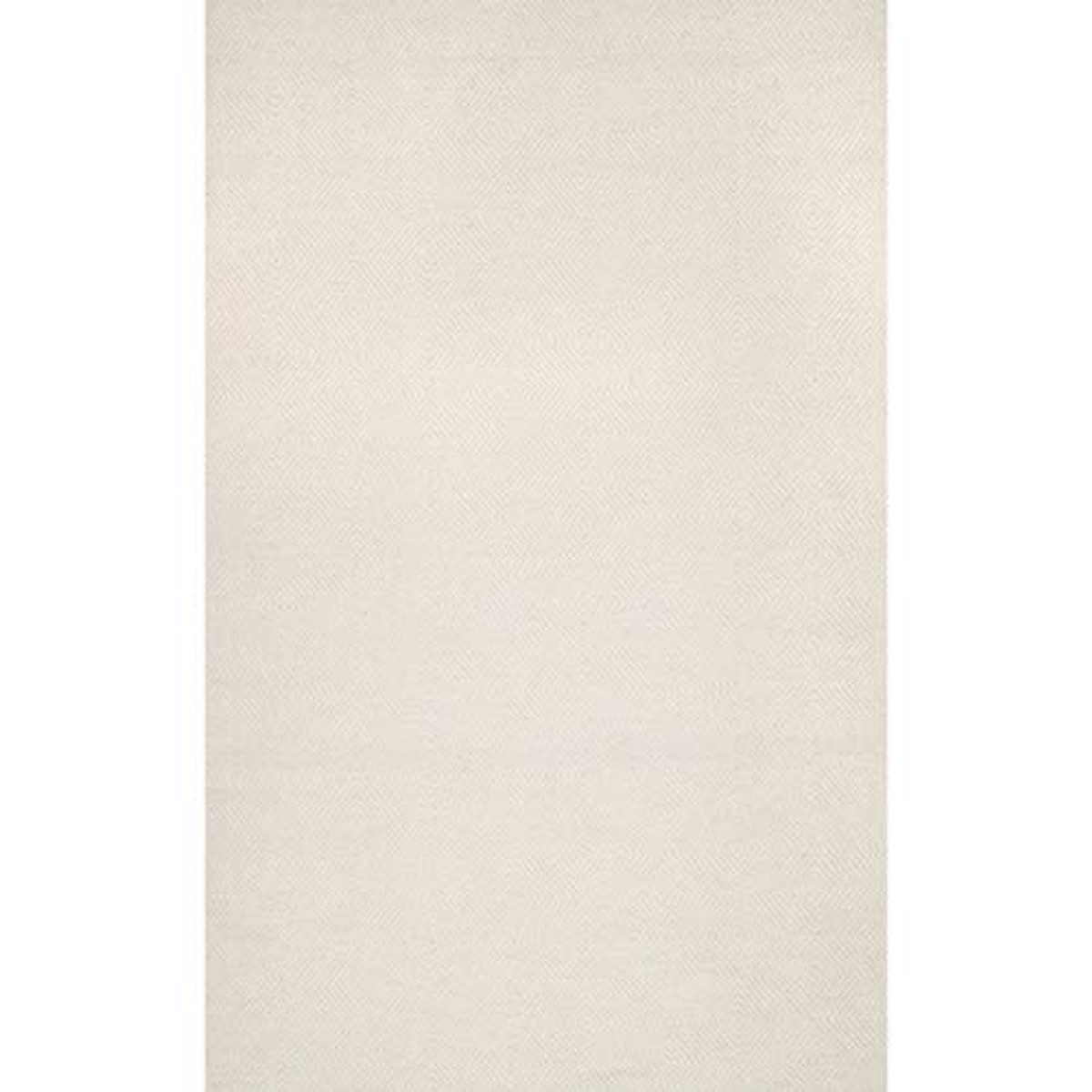 nuLOOM Hand Woven Ago Wool Area Rug, 5' x 8', Cream