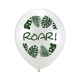 Dinosaur Party Decorations Balloons Roar Birthday Supplies Safari Jungle Banner For Boy Foil Safari