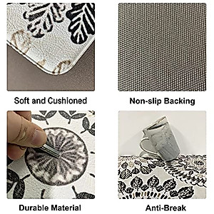 Sofort Kitchen Mat, Cushioned Anti Fatigue Kitchen Rug Set, 2 Pieces Non Slip Waterproof Kitchen Mats for Floor, Comfort Heavy Duty Standing Mat for Kitchen, Laundry, Sink, Office, Desk