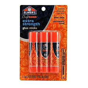Elmer's Craft Bond Extra Strength Glue Sticks, 3pc
