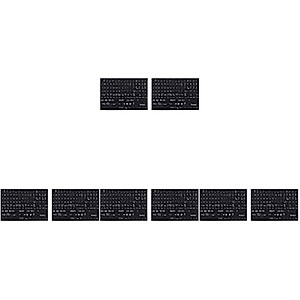SOLUSTRE Laptop Stickers Computer Keyboards 8 Sheets Keyboard Keyboard Letter Stickers Purple Stickers Keyboard Letters Stickers Letters Stickers English Laptop Stickers Computer Keyboards