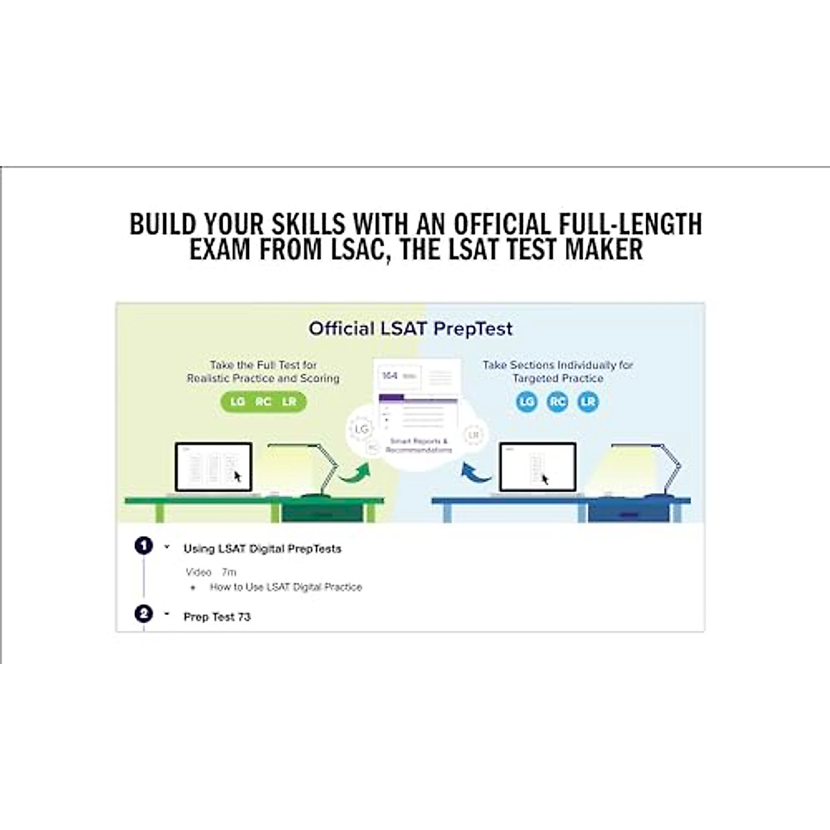 LSAT Logic Games Prep 2023: Real LSAT Questions + Proven Strategies + Online (Kaplan Test Prep)