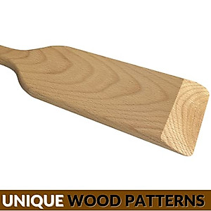 Giant Wooden Mixing Paddle 36-in Beech Heavy Duty - Made in Ukraine - Stirring Spatula for Brewing Handle Long Stir for Cooking Cajun Crawfish Boil Grill Mixing Camping in Big Stock Pots Brewing Beer