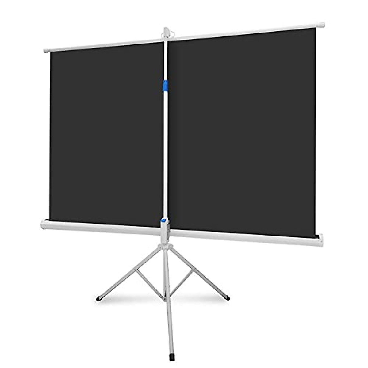 FMOGE 2 in 1 Portable Projector Screen, Fast-Folding 2.3Gain Projector Screen with Tripod Stand, for Home Theater Cinema Projector Screen, 60 Inches,16:9