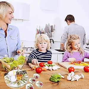 XXKJSZJQ Tray Molds for Epoxy Resin kit 13.5'' Deep Large Round Silicone Molds with 4pcs Coasters Resin Molds, Table Clock Mold DIY Flowers Preservation Resin Art Home Decoration