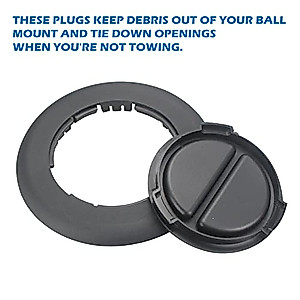 5th Wheel/Gooseneck Bed Plug Cover Kit for 2014-2019 Ram 1500 2500 3500