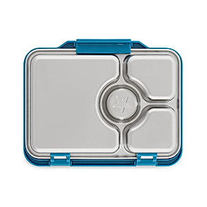 Yumbox Prêt Stainless Steel Bento Lunch Box with Leakproof Lid, Durable, Reusable Food Container, Ideal for Sandwiches & Snacks ((Normandy Blue)