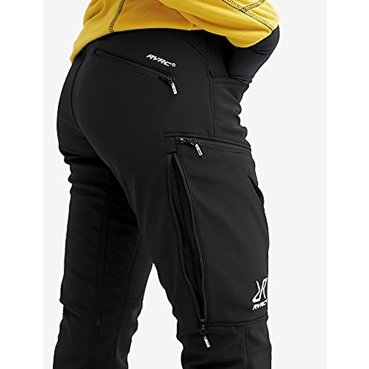 RevolutionRace Women's Hiball Pants, Durable and Ventilated Pants for All Outdoor Activities, Jet Black - X-Large
