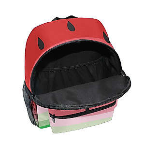 Glaphy Custom Kid's Name Backpack, Watermelon Fruits Toddler Backpack for Daycare Travel Personalized Name Preschool Bookbag for Boys Girls