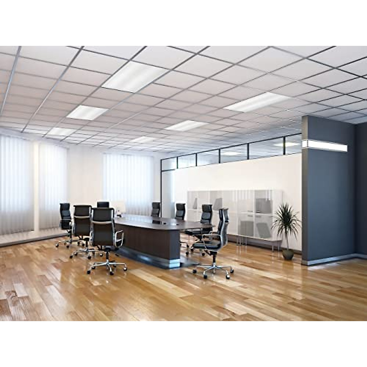 Lithonia Lighting 2GTL2 A12 120 LP840 2 ft. x 2 ft. GTL Prismatic Lens Lay-in 2000 lumens 4000K CCT, 1 Count (Pack of 1), Non-Dimmable