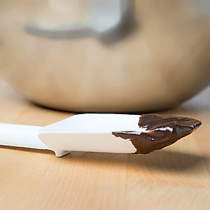 Rubbermaid Commercial Spoon-Shaped Spatula, 9 1/2 in, White - Includes only one