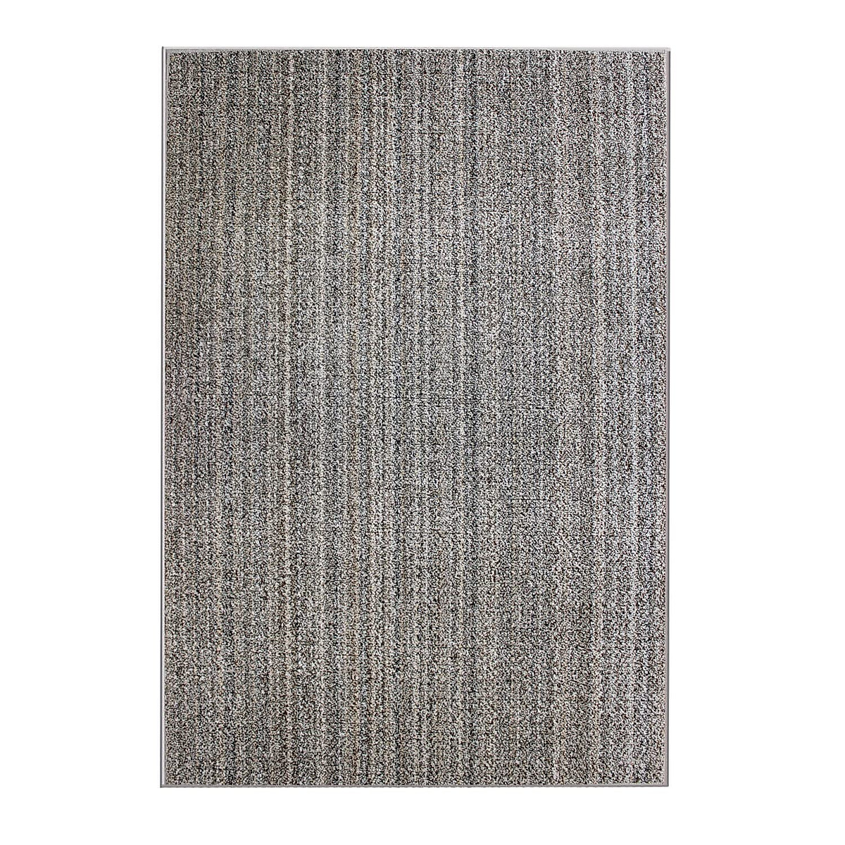 KOECKRITZ Boho Striped Beige Recycled Area Rug | Indoor Berber Loop Pile | Unique Washable Area Rug for Bedroom, Living Room, Kitchen, Office, Dorm & Dining Room | 6' x 9' Boho