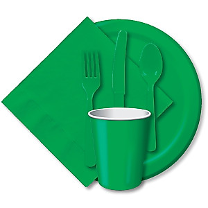 Dinner Plates 9" 24/Pkg-Emerald Green