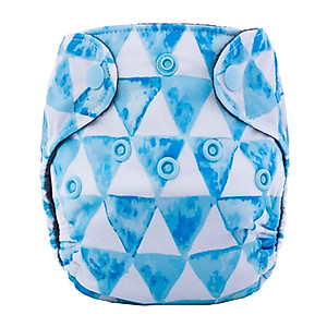 Thank u Mom Pocket Newborn Cloth Diapers for Less Than 12pounds Baby 4 Pack (Triangle) Small