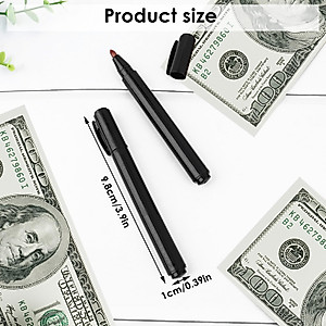 8 Pcs Counterfeit Bill Detector Pen Money Checker Fake Bill Checker Universal Detect Fake Money Tester