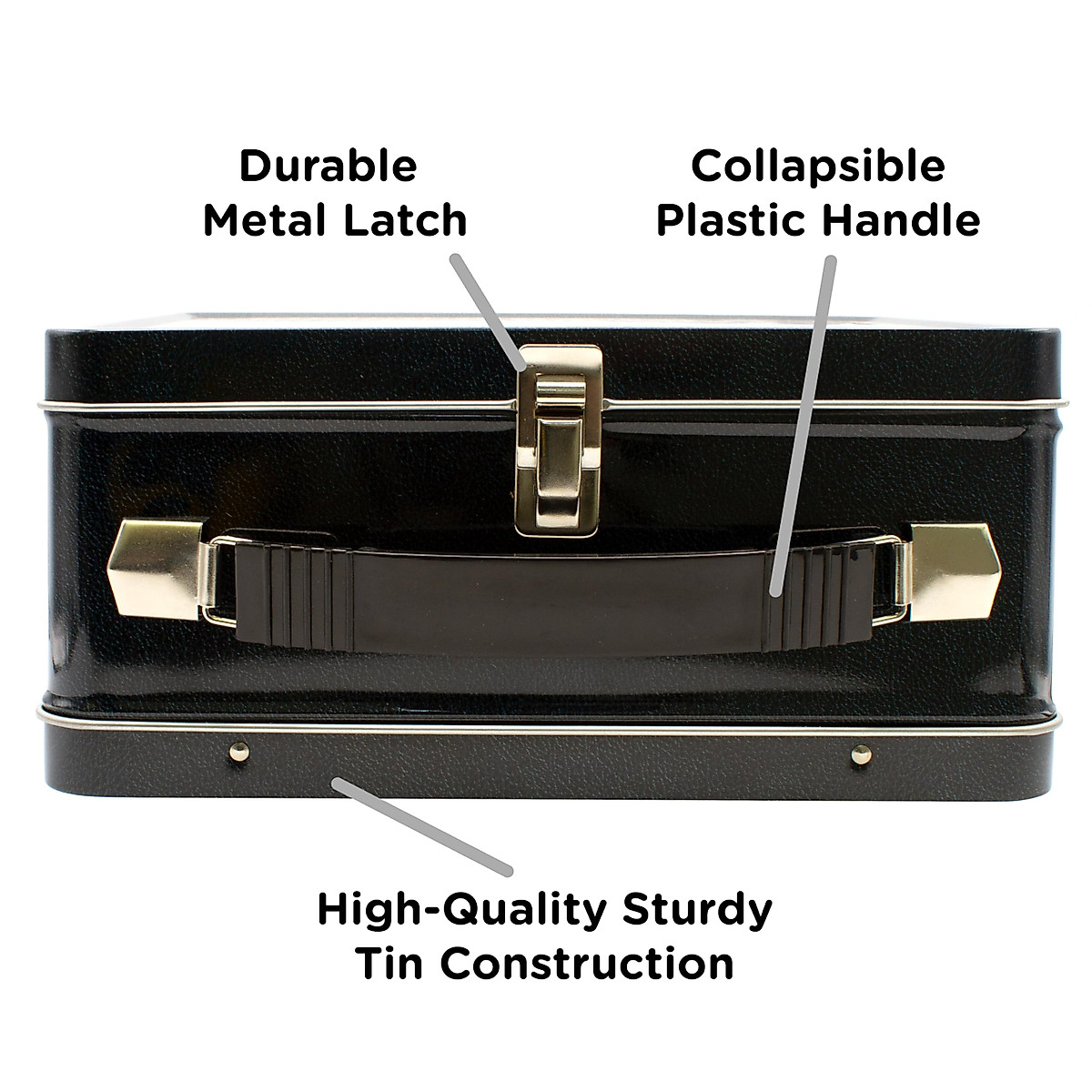 AQUARIUS Fender Amp Large Fun Box - Sturdy Tin Storage Box with Plastic Handle & Embossed Front Cover - Officially Licensed Fender Merchandise & Collectible Gift