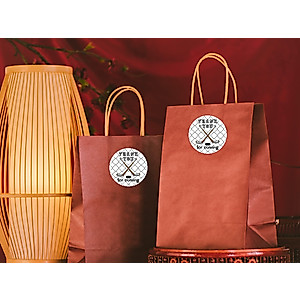 40 Thank You Hockey Labels, 2 Inch Big Round Glossy Stickers, Great Stickers for Birthday Party, Baby Shower, Wedding, Graduation, or Any Family Event Decorations, Made in USA