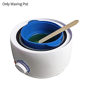 Replacement Waxing Pot,Non-stick Heat Resistant Bowl With Handle Silicone Liner Home