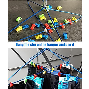 32 Sock Clips: Your Ultimate Laundry Companion - Securely Pair and Hang Socks in The Wash and Dryer, Ending The Days of Mismatched or Lost Pairs