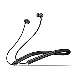 ESSONIO Bluetooth Headphones Wireless Earbuds Neckband with mic Noise Cancelling Wireless Headset 400 Hours Standby timefor Sports (in Ear Black)