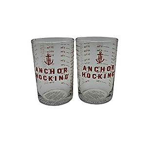 Lovely999 Clear Glass Measuring Cup Bar Tools Jigger Shot Glass 2 x 5 oz