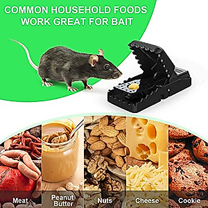 Mouse Traps, Mice Traps for House, Small Mice Trap Indoor Quick Effective Sanitary, Mice Snap Trap, Safe Mousetrap Catcher for Family and Pet - 6 Pack (6)