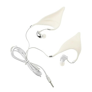 DECHOUS Elf Ear Headphones on-Ear Headphones Sports Ear Buds Sport Accessories elf Ears Headphones Elves Ear Earbuds Cosplay Headset Wired in-Ear Earphone Music Headset Earphone with Mic