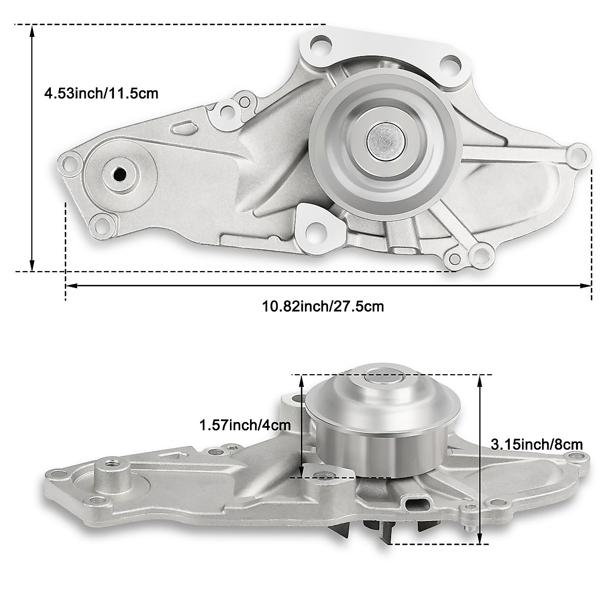 YXGOOD Timing Belt Kit with Water Pump, Fit 2003-2018 Honda Accord, Pilot, Odyssey, Ridgeline, Acura, Saturn VUE, 3.2L 3.7L V6, Replaces Part - TCKWP329 TKH-002 TKH002 19200-RDV-J01