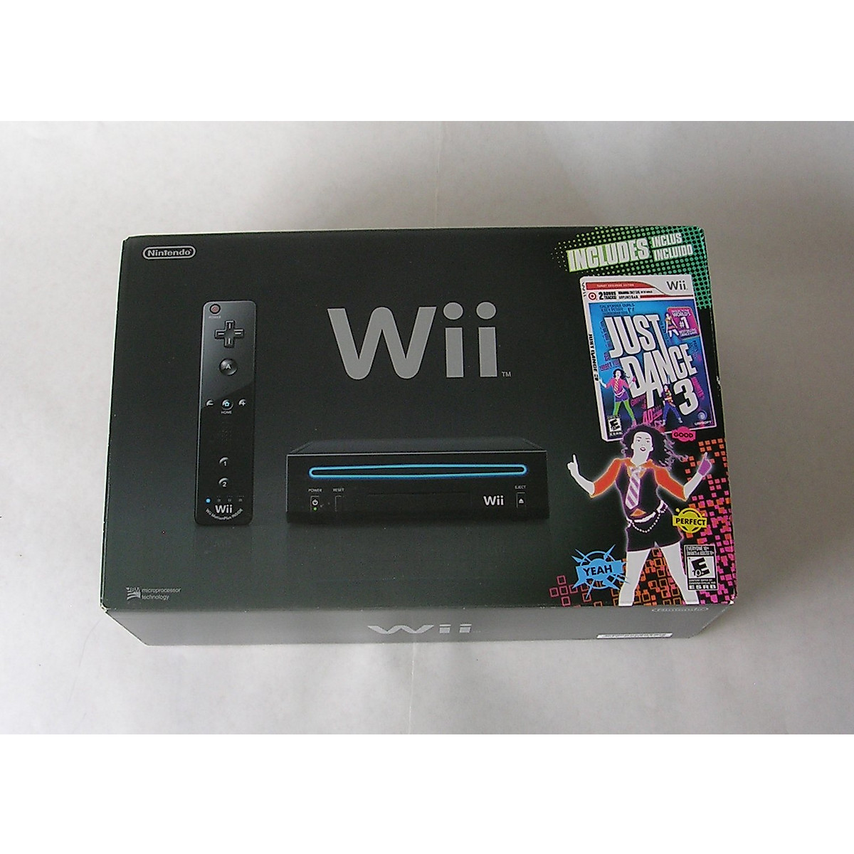 Nintendo Wii Console with Just Dance 3 Bundle - Black