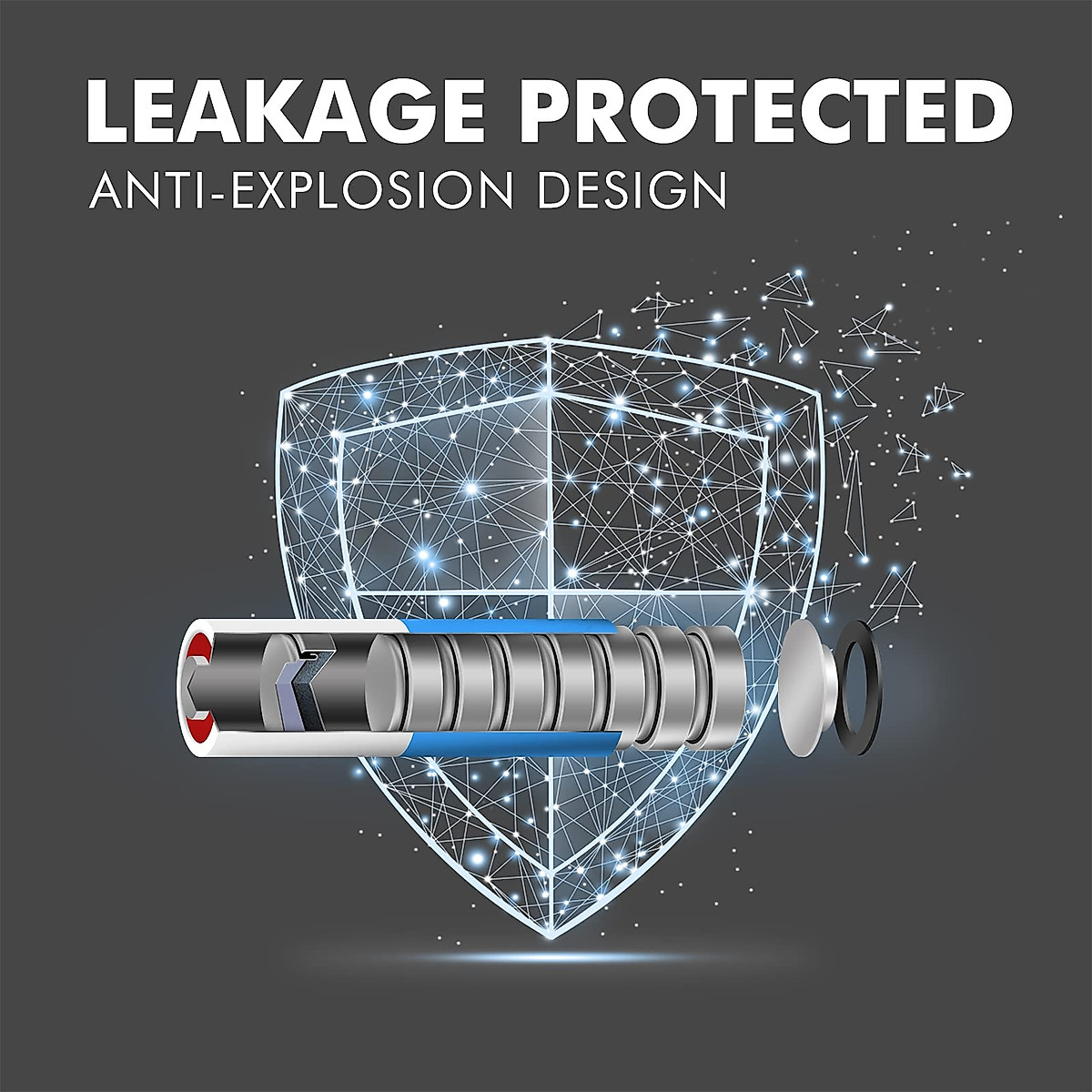 Voniko Alkaline Battery 23A - Ultra 23A Batteries (6-Pack) - Long Lasting 12 Volt A23 Battery for Doorbells and Power Remote