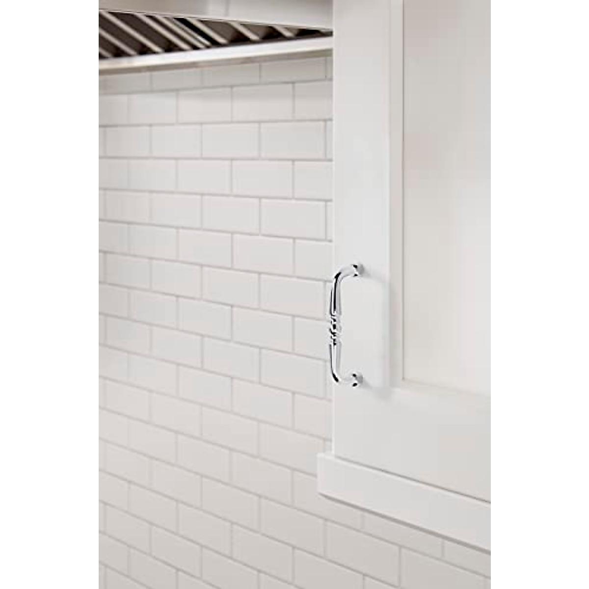 Amerock | Cabinet Pull | Polished Chrome | 3 inch (76 mm) Center to Center | Everyday Heritage | 1 Pack | Drawer Pull | Drawer Handle | Cabinet Hardware