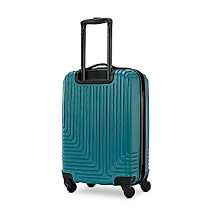 American Tourister Groove Hardside Luggage with Spinner Wheels, Teal, 3-Piece Set (Carry On, Medium, Large)