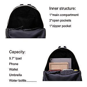 YANAIER Women Mini Backpack Purse PU Leather Anti-theft Backpack Ladies Fashion Casual Travel Daypack Rucksack Navy