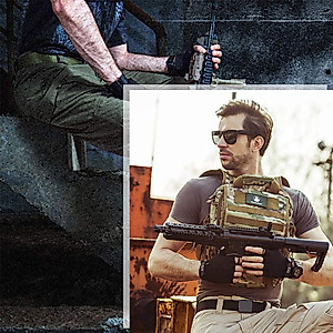 MIJIU Nylon Belts for Men 1.5inch Military Tactical Belt Adjustable Slide Plastic Buckle Web Canvas Belt Outdoor