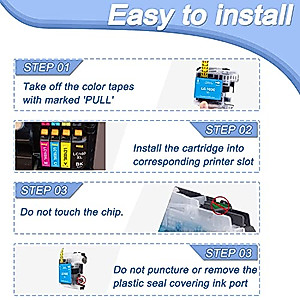 HGZ Compatible Ink Cartridges Replaccement for HP 564XL 564 XL Used for Photosmart 6525 6520 7520 5520 7510 5510 7525 DeskJet 3520 3522 OfficeJet 4620 (2 Black, 2 Cyan, 2 Magenta, 2 Yellow, 6-Pack)