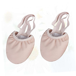 GLEAVI 1 Pair Lyrical Ballet Shoe Womens Dance Shoes Women Dance Shoes Thong Liners for Women Ballet Shoes Soft Ballet Shoes Dance Foot Thongs Dance Forefoot Sock Paw Yoga Women's