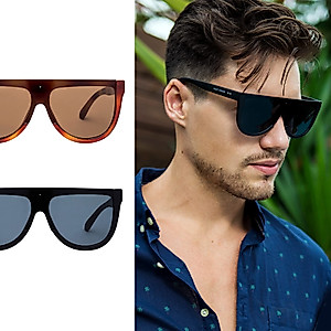 Prive Revaux Coco Oversized Sunglasses – Handcrafted with 100% UV Protection – For Men & Women – Black