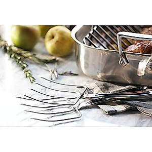 All-Clad T167 Stainless Steel Turkey Forks Set, 2-Piece, Silver -