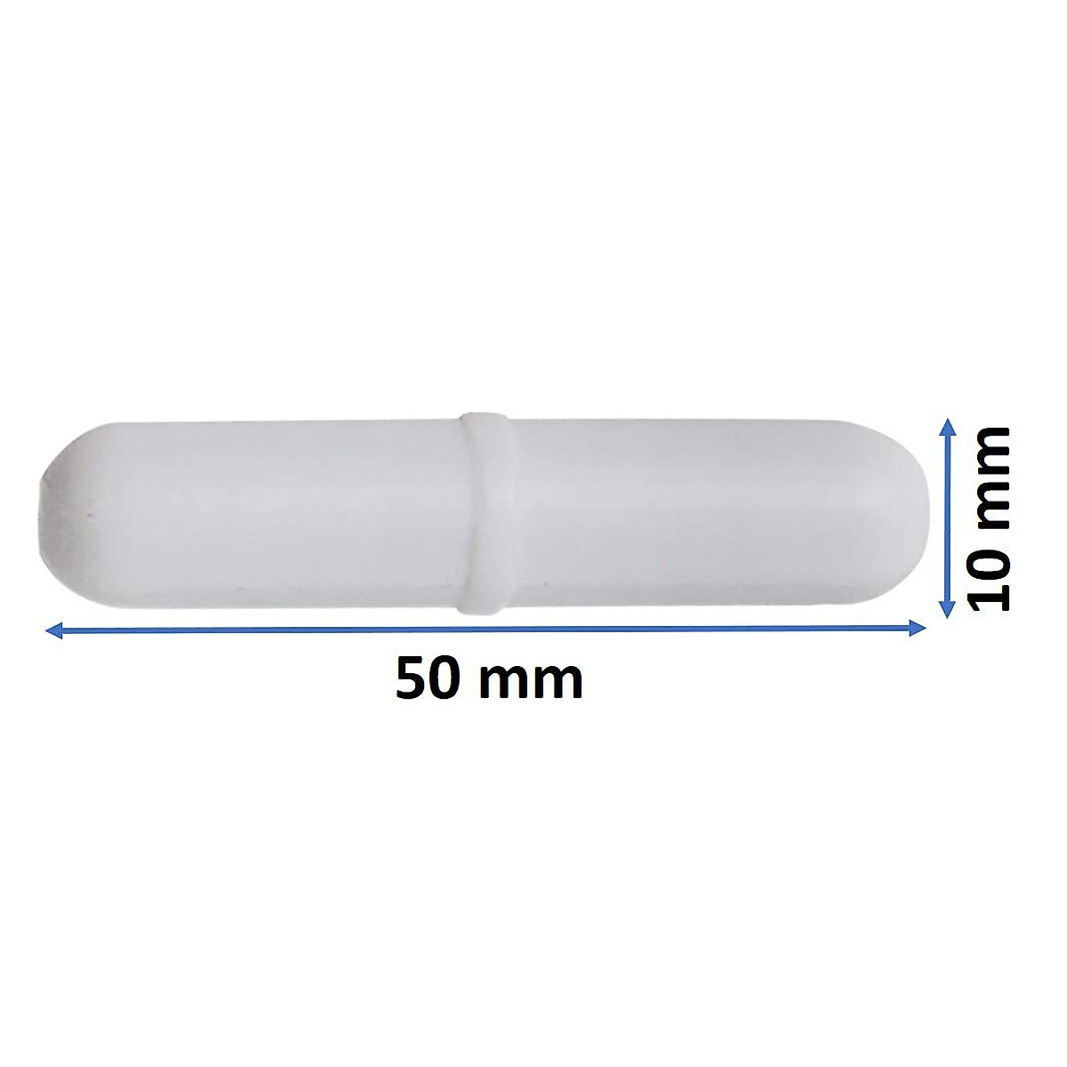 4pcs Large PTFE Stir Bars for Magnetic Stirrer Mixer (2 of Cross Type 38mm x 11mm, 2 of Straight Type 50mm x 10mm)