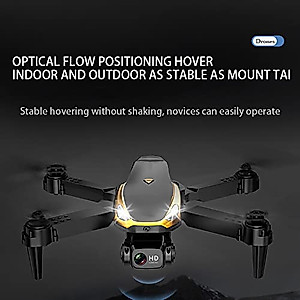 Mini Drone 1080P HD Foldable Dual Camera Drone, 2.4GHz WiFi Quadcopters with Remote Control, 3-level Flight Speed, One Key Start Speed Adjustment, Toys Gifts for Adults & Kids