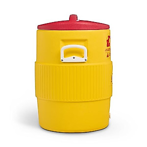 Igloo 400 Series Water Cooler, 10 gal, 16 Dia x 23.5 h, Red