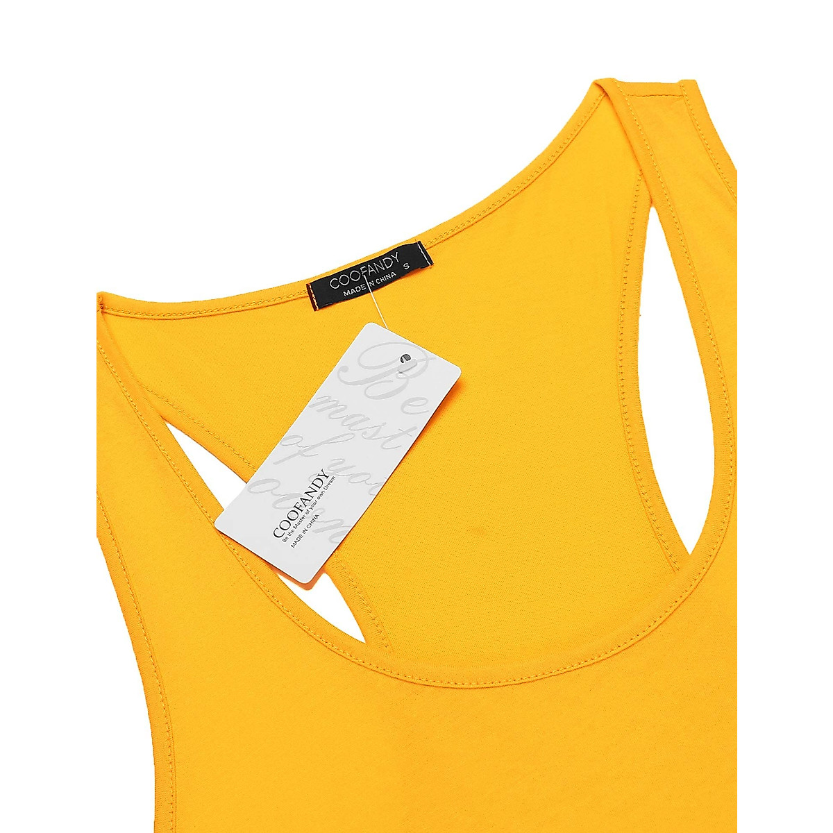 COOFANDY Men's 3 Pack Tank Tops Cotton Performance Sleeveless Casual Classic T Shirts (Blue/Red/Yellow, Large)