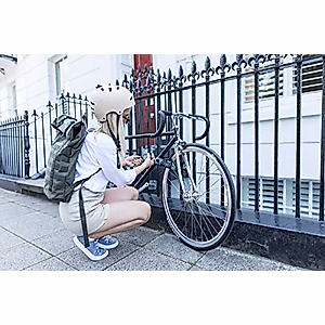 Hiplok Lite Unisex Adult Wearable Chain Bicycle Lock, Multicolour (High Visibility), 6 mm x 75 cm