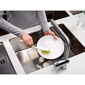 Joseph Joseph Edge Dish Brush with Integrated Sink Rest, Green
