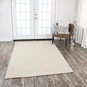 Rizzy Home | FA167B | Fifth Avenue Collection | Wool Area Rug | 8' x 10' | Beige/Gray/Rust/Blue Diamond