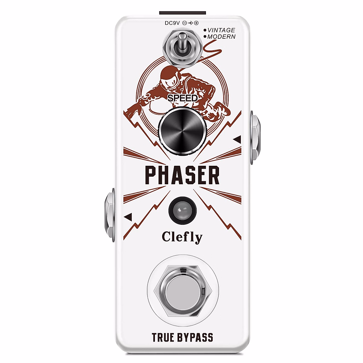 Clefly Guitar Phaser Effect Pedal Analog Phase Effect Pedal For Electric Guitar Bass True Bypass