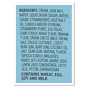 Ben & Jerry's Ice Cream Strawberry Cheesecake Non-GMO 16 oz